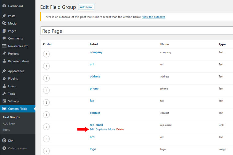 DIVI + ADVANCED CUSTOM FIELDS (ACF) EMAIL LINK NOT SENDING